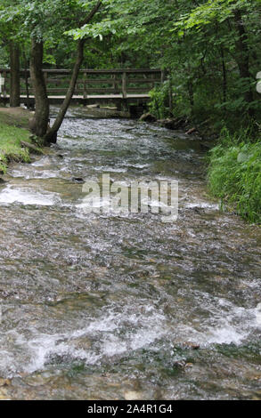 Dunning Springs Waterfall in Decorah, IA Stock Photo - Alamy