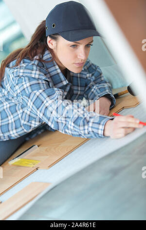 woman insulation installer Stock Photo - Alamy