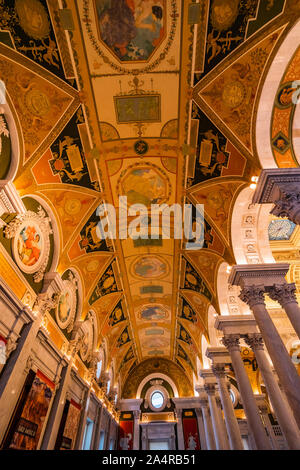 Arches Ceiling Thomas Jefferson Building Library of Congress Washington ...