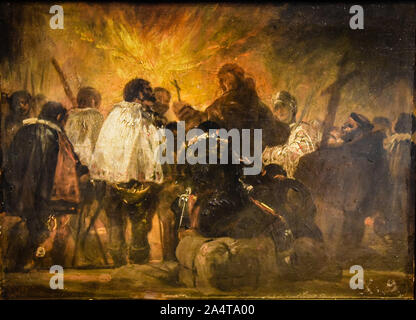 Scene of the Inquisition, by Francisco de Goya y Lucientes, circa 1814 ...