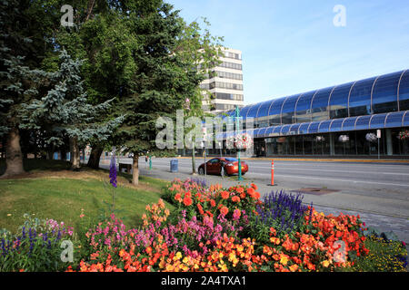 Town Square Municipal Park, Anchorage, Alaska Stock Photo - Alamy