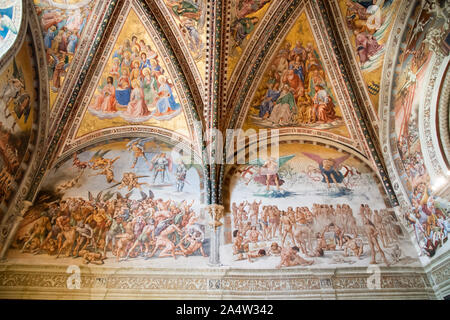The Resurrection of the Flesh fresco by Luca Signorelli in Early ...