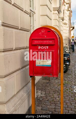 Letterbox the Danish Post Stock Photo - Alamy