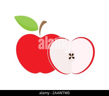 whole apple icon image Stock Vector Image & Art - Alamy