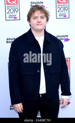Lewis Capaldi during the Q Awards 2019 at the Roundhouse, London Stock ...