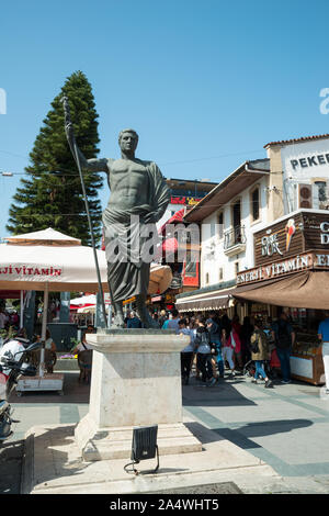 Statue of Attalus II in Antalya, Turkey Stock Photo - Alamy