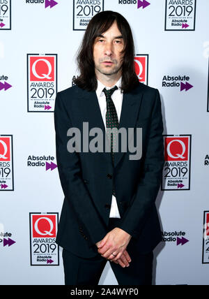 Bobby Gillespie during the Q Awards 2019 at the Roundhouse, London ...