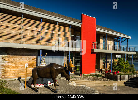 Canada, Quebec, Gaspe. Gaspe Peninsula, Micmac First Nation Indian ...