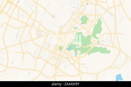 City Map Anshan China Asia vector illustration Stock Vector Image & Art ...