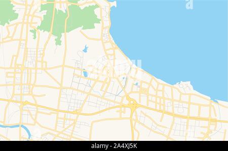map of Shandong province of China and location on Chinese map Stock ...