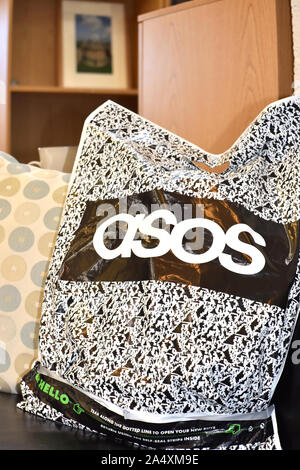 An Asos parcel waiting to be opened at home Stock Photo - Alamy
