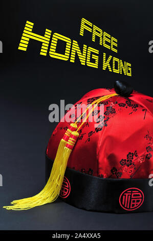 Hong Kong Independence Protest demonstration outside Parliament in ...