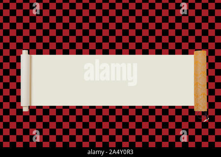 Unroll a scroll Stock Photo - Alamy