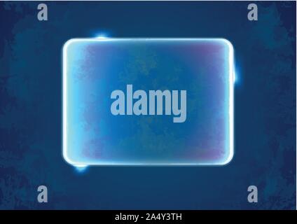 Abstract blue rectangle placeholder Stock Vector Image & Art - Alamy