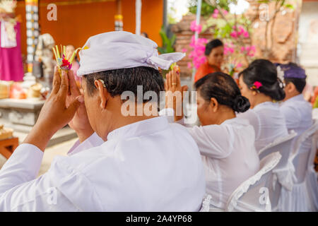 Sanggah Kemulan Rong, family temple in traditional Balinese house ...