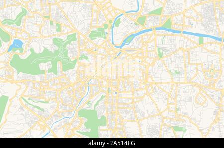 Urban vector city map of pune, India Stock Vector Image & Art - Alamy