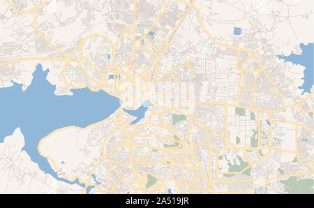 City map of Bhopal, Madhya Pradesh, India Stock Vector Image & Art - Alamy