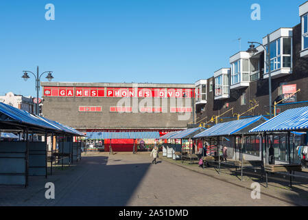 Walsall High Street and Old Square shopping centre in Walsall in the ...