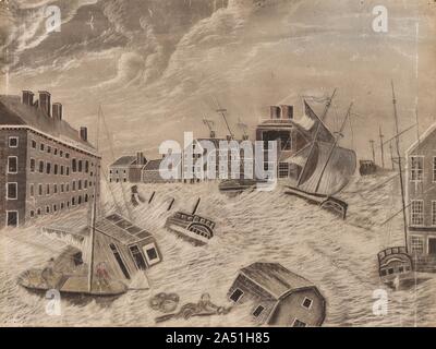 Hurricane, Great September Gale of 1815 Stock Photo - Alamy