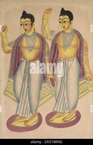 Gaur and Nitai Stock Photo - Alamy