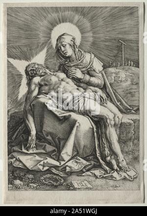 Hendrick Goltzius, Pieta, engraving, 1596 Stock Photo - Alamy