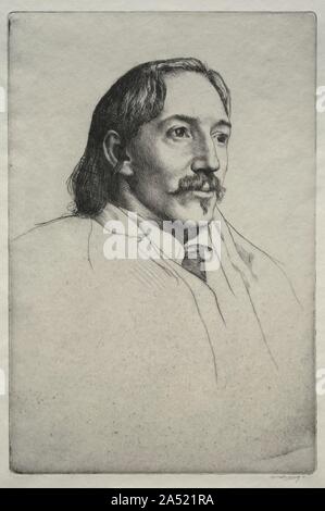 Robert Louis Stevenson - 1893. Scottish novelist, poet, and travel ...