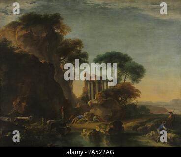 Landscape with Classical Ruins, 1673 Stock Photo - Alamy