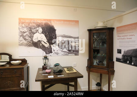 Crofting life display at the Kildonan Museum, run by the South Uist ...