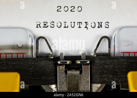 Word writing text Resolutions 2019. Business concept for Positive ...