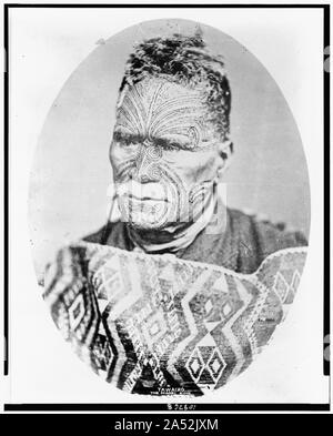 portrait of Tawhiao Matutaera Potatau Te Wherowhero, by Gottfried ...