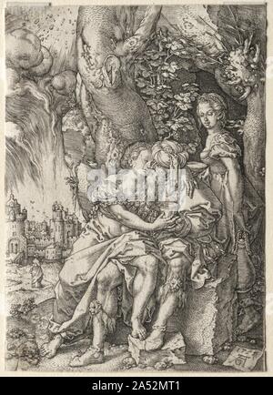 Lot and His Daughters, 1555 Stock Photo - Alamy