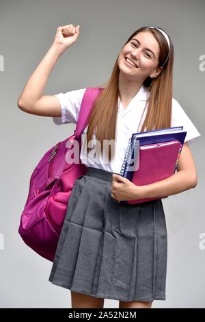 Catholic Female Student And Confidence Wearing Uniform Stock Photo - Alamy