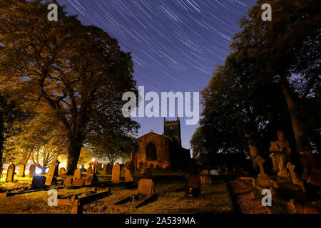 80 image composite of St Mary's Church in Swillington,Leeds. This ...