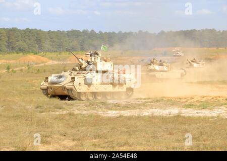 An M60 armored vehicle launched bridge is deployed during a field ...