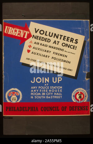 Air Raid wardens and auxiliary firemen of Manhattan help bring a ...