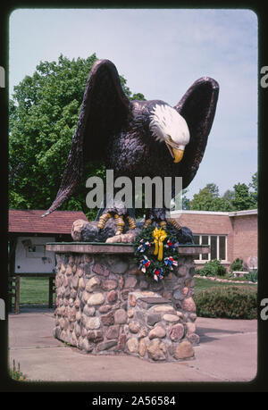 The City Hall with the Veteran's Memorial and Civil War Monument ...