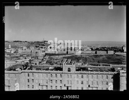 A panoramic view from the YMCA tower, looking east. This image offers a ...
