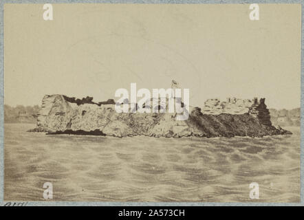 Views of Fort Sumter from drawings Stock Photo - Alamy