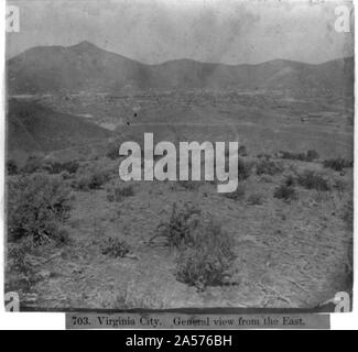 Virginia City - General view from the East Stock Photo - Alamy