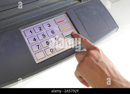 cash, point, cashpoint, keyboard, buttons, PIN, number, ID, withdrawal ...