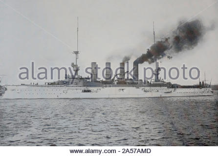 SMS Scharnhorst, German armoured cruiser, seen here off Halifax, Nova ...