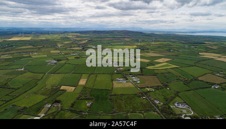 Arial view of the rural farmland in early Spring Stock Photo - Alamy