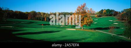 Golf course, Hercules Country Club, Wilmington, Delaware, USA Stock ...