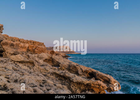 A typical view at Cape Greco in Cyprus Stock Photo - Alamy