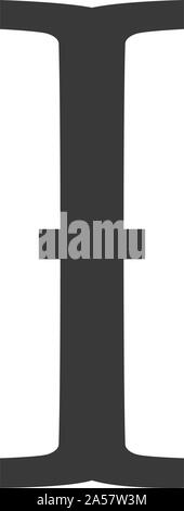 Simple text insert marker isolated on white background. Mouse cursor ...