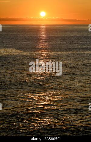 Sunrise at Porto Moniz, Madeira island, Portugal Stock Photo - Alamy