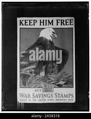 A World War I-era propaganda poster urging American citizens ...