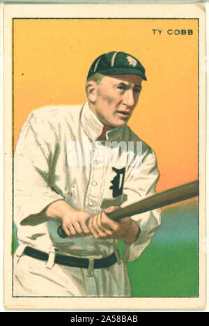 Tyrus Raymond Cobb, Detroit Tigers, baseball card portrait Stock Photo ...