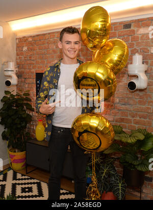 Woody Cook in his apartment at The Circle in Salford, Manchester, ahead ...