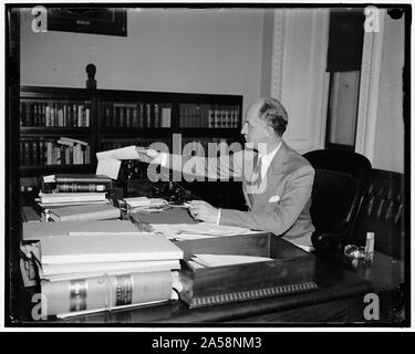 A portrait of Sumner Welles, an American diplomat, who served as ...